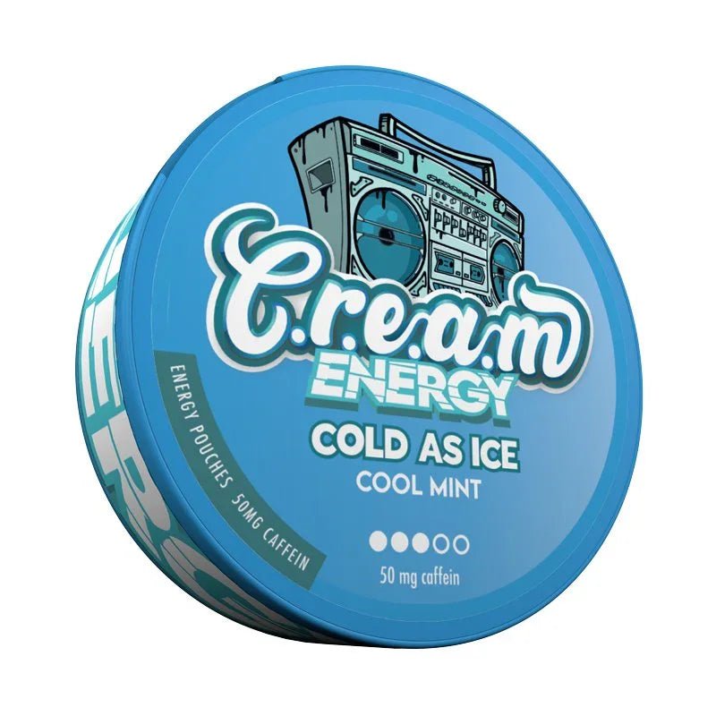 Cold As Ice Caffeine Pouches | 50mg, Nicotine-Free – Cream.energy